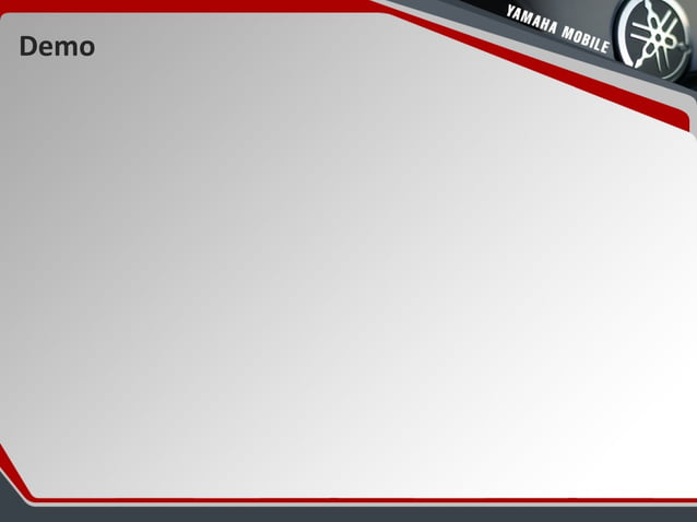 YAMAHA Wapsite powered by Yahoo Blueprint | PPT