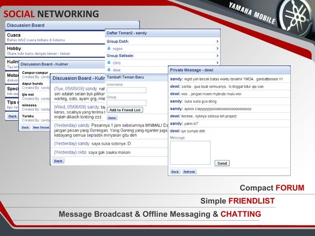 YAMAHA Wapsite powered by Yahoo Blueprint | PPT