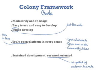 colony framework & omni platform | PDF