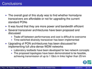 Homodyne Ultra-Dense WDM PONs: Can They be Affordable? | PDF | Digital ...
