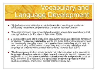 English Language Learners in the Mainstream Classroom | PPTX