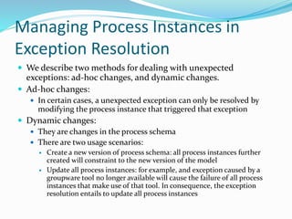 ICALT 2010: Supporting Exception Handling in Scripted Collaborative Courses | PPT