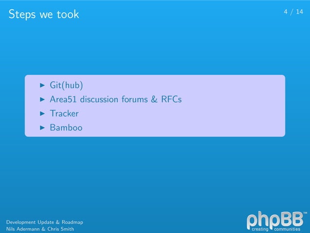 phpBB Development Update & Roadmap | PDF | Web Development | Internet