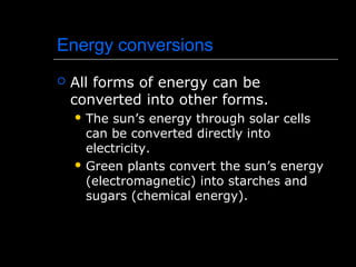 law of conservation of energy | ODP