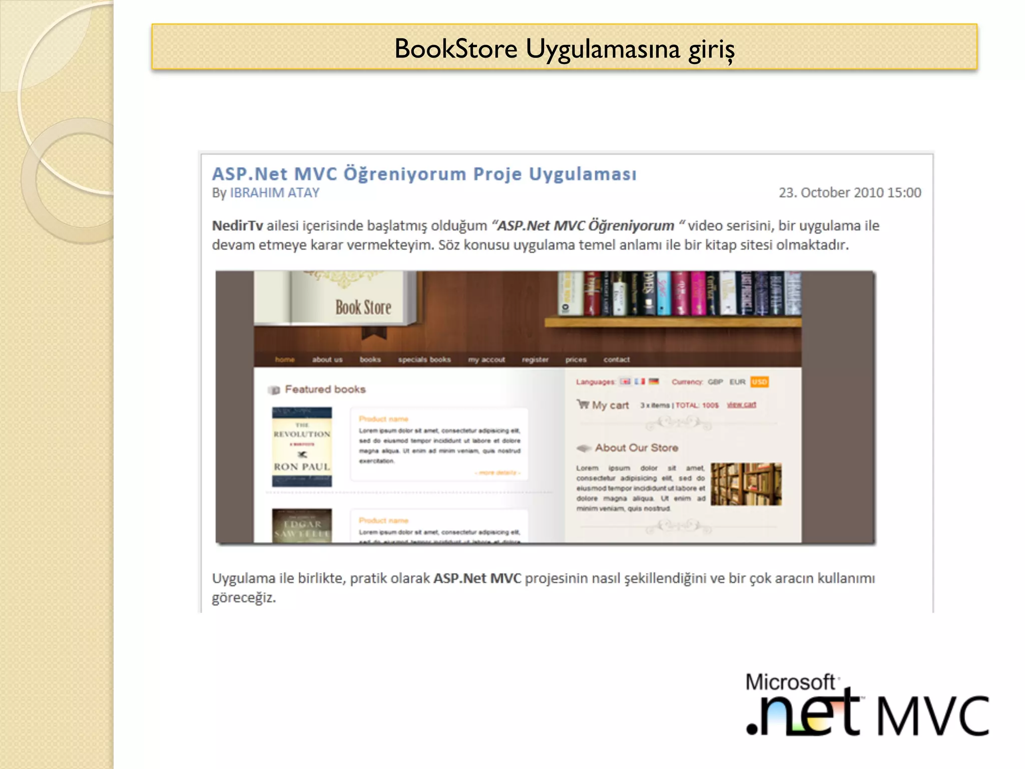 ASP.Net MVC ile Web Uygulamaları - 4(Model) | PDF