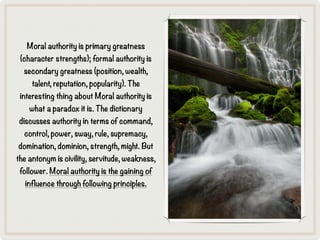 Moral Authority | PDF
