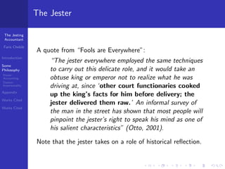 The Jesting Accountant | PPT
