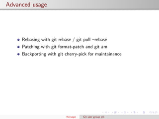 Gug #1 - Introduction to git | PPT