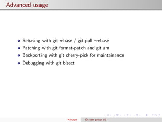 Gug #1 - Introduction to git | PPT