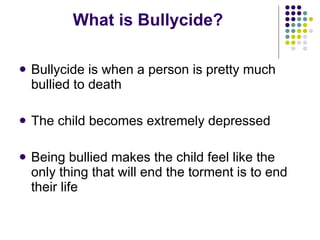 period 6-christina carter-the effects of bullying on children | PPT ...