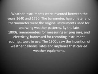 Presentation | PPTX | Weather | Science