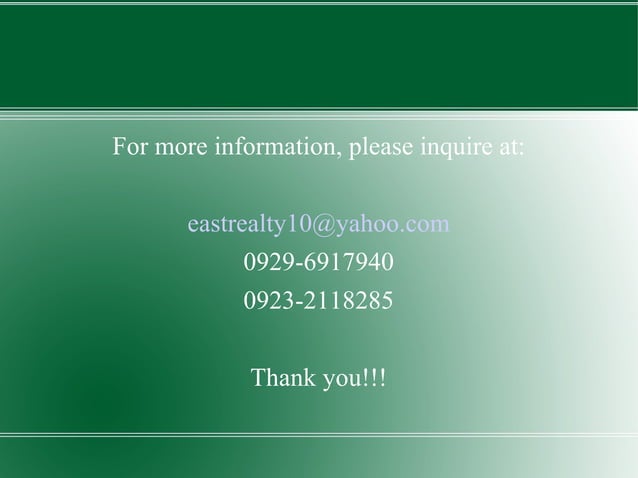 Cedar Residences in Carmona, Cavite | PPT