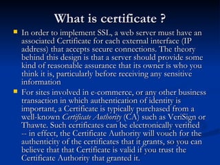 Implementation of ssl injava | PPT