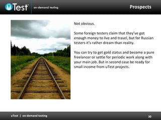 uTest – introduction | PPT