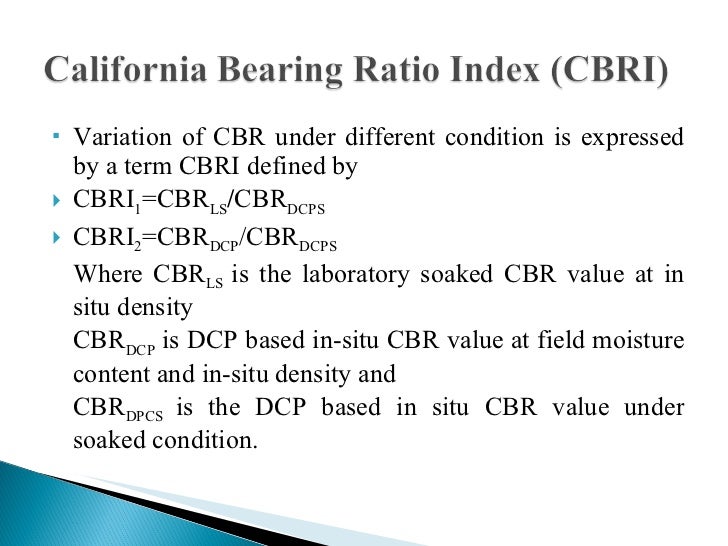 Estimation of CBR value using Dynamic Cone Penetrometer Estimation of CBR value using Dynamic Cone Penetrometer