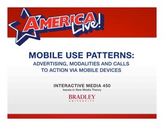 Mobile Use Patterns | PPT