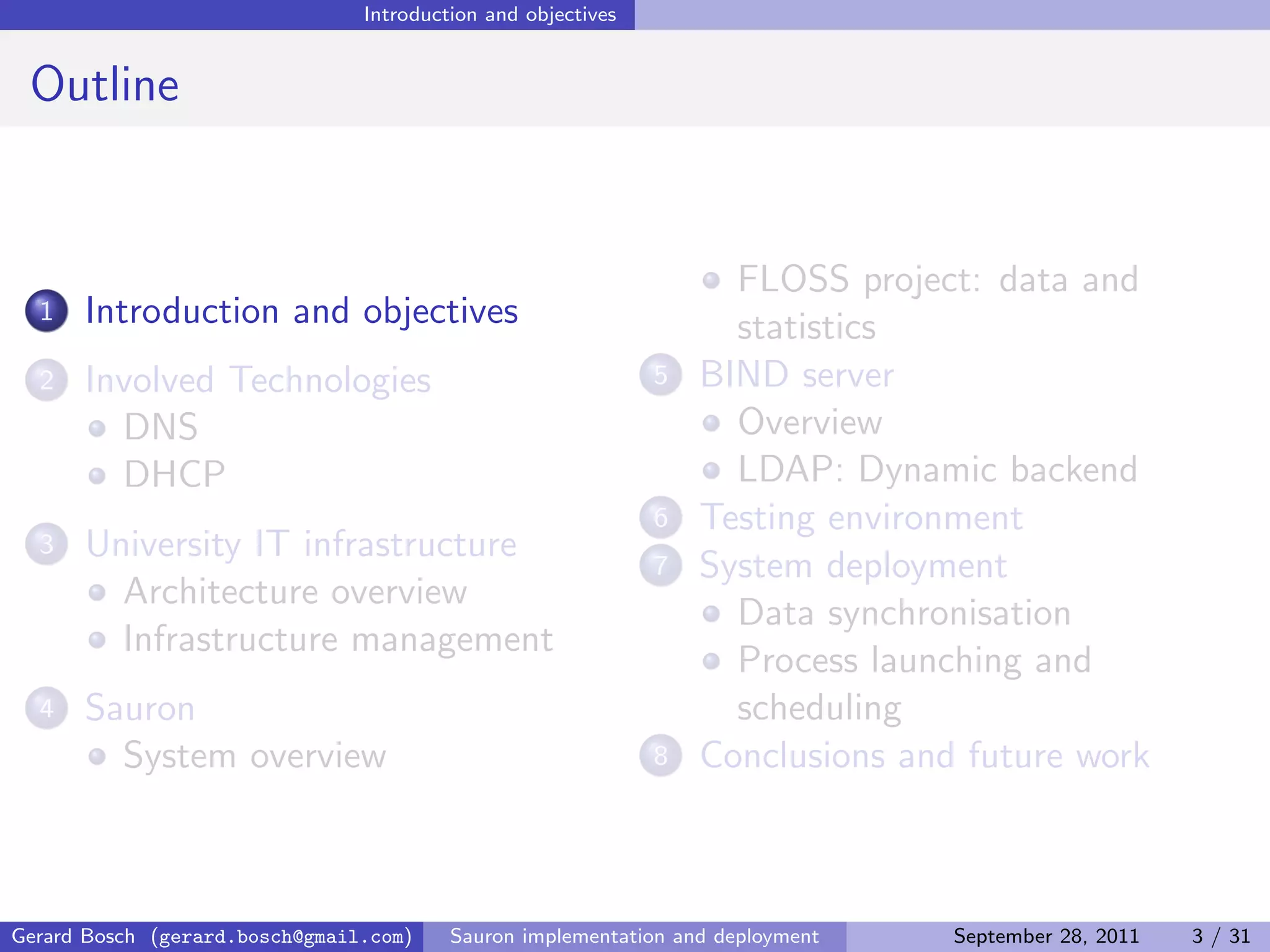 Sauron system implementation and deployment for DNS management | PDF