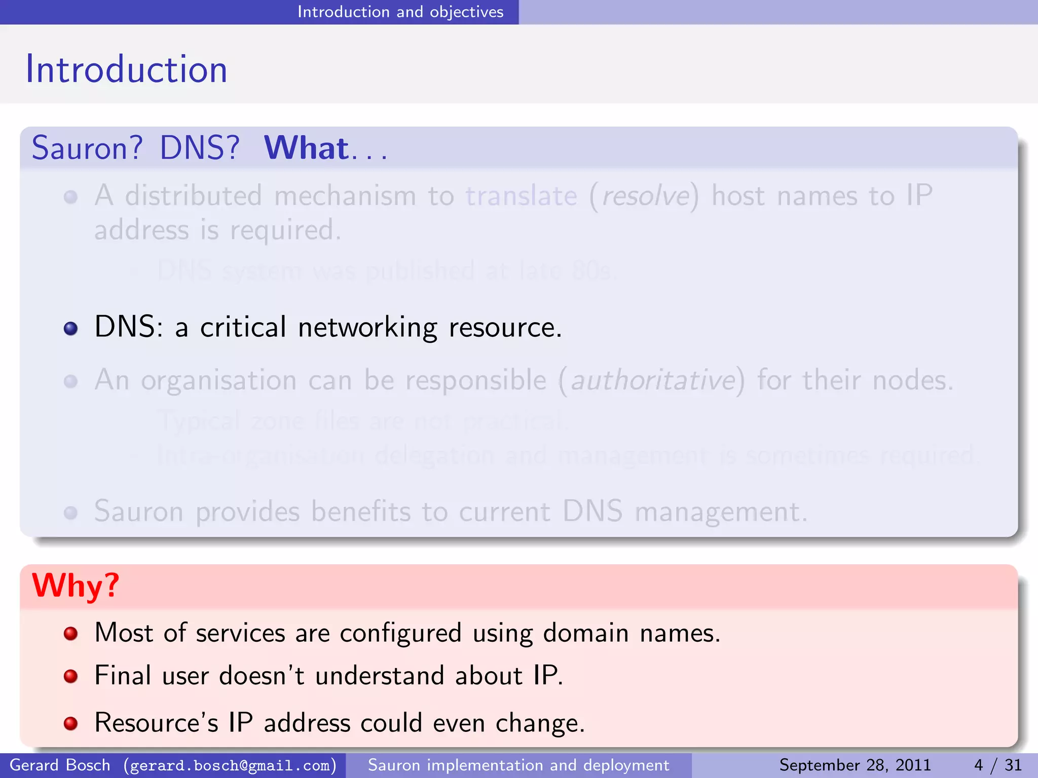 Sauron system implementation and deployment for DNS management | PDF