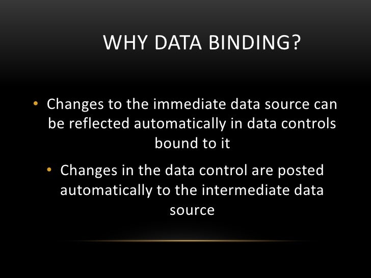Data Binding And Data Grid View Classes