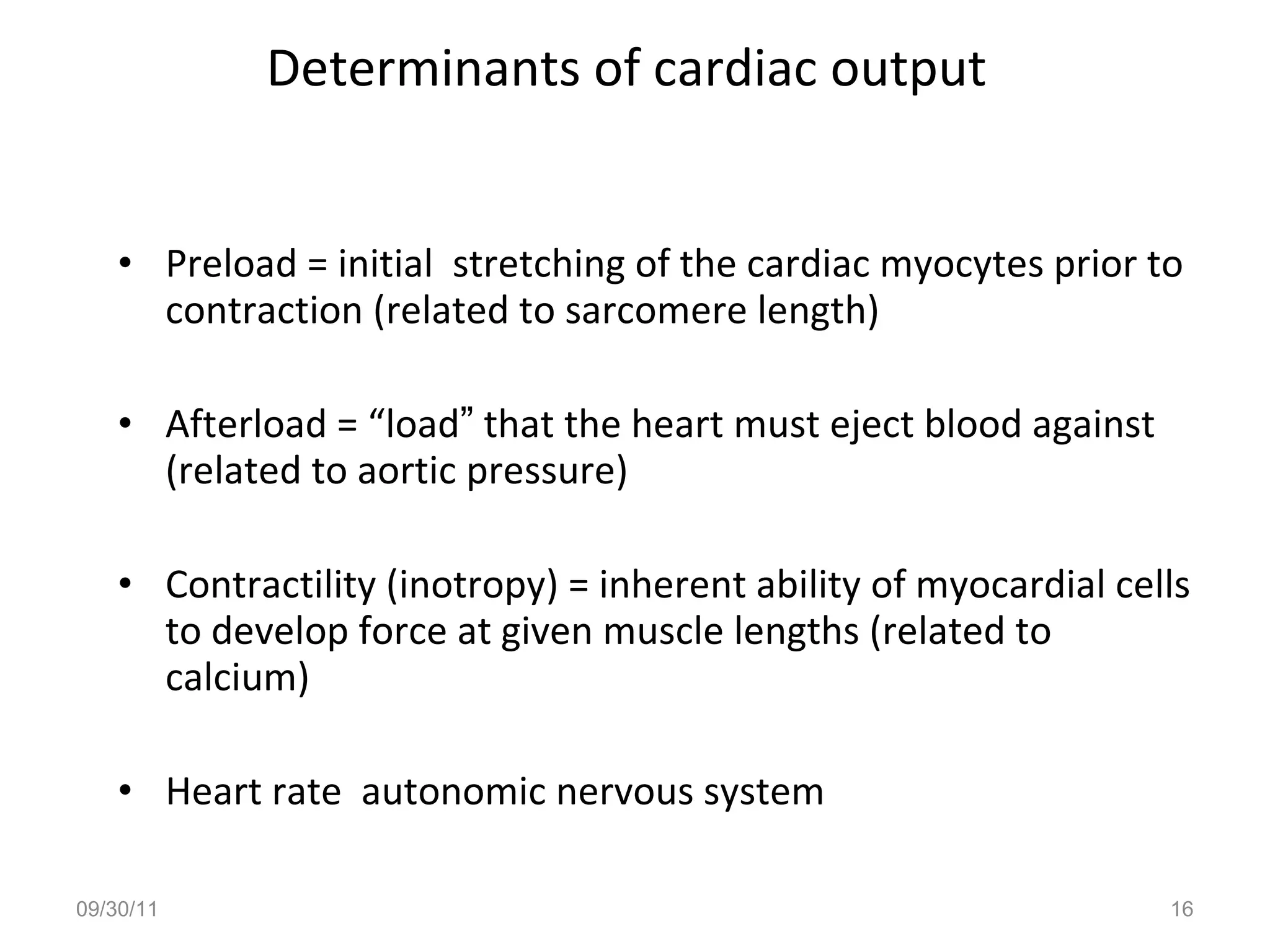 regulation of cardiac out put | PPT