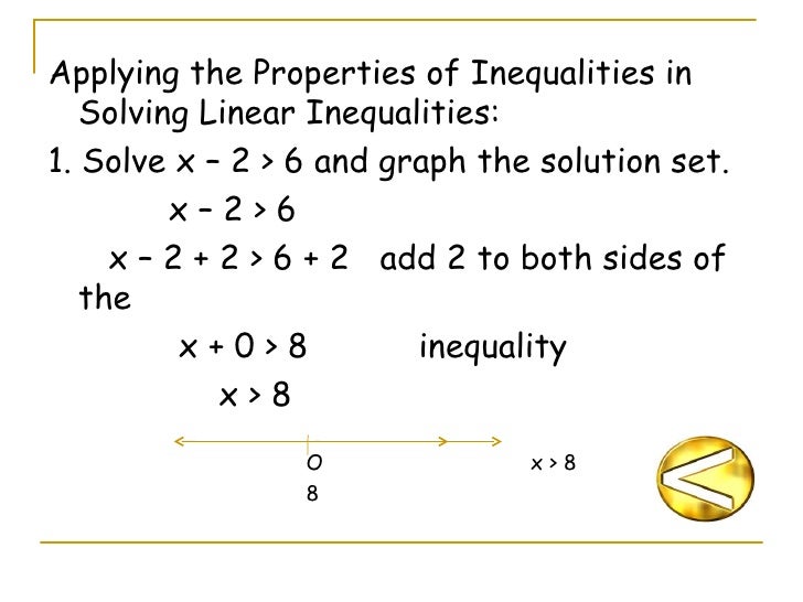 Properties Of Inequality