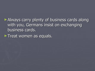 Business Etiquette of Germany | PPT
