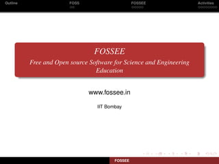 FOSSEE | PPT