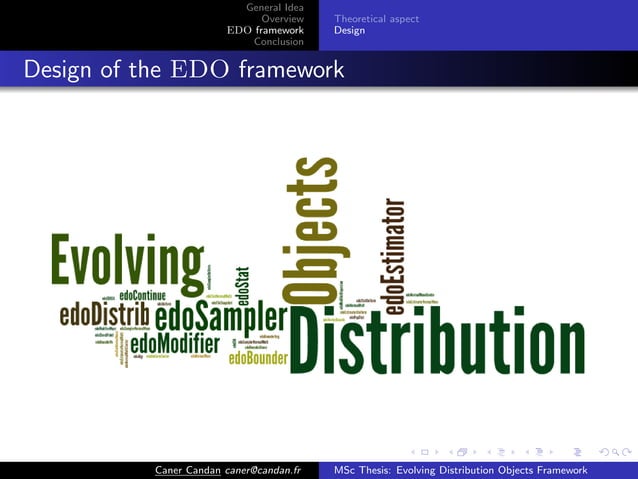 Presentation of the Evolving Distribution Objects Framework | PPT