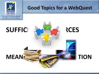 Introduction to WebQuests | PPTX
