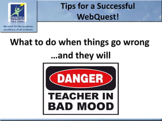 Introduction to WebQuests | PPTX