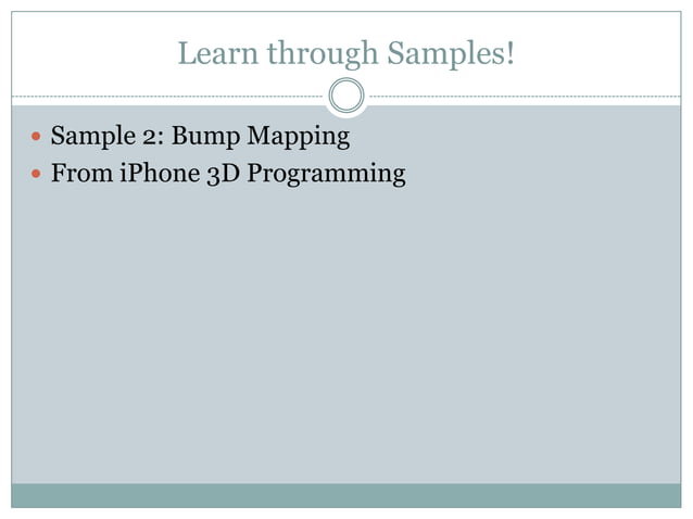 OpenGL ES Presentation | PPT