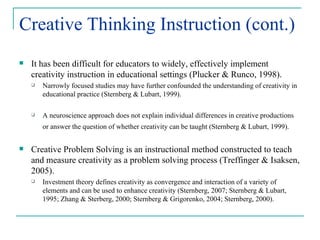 Creativity Presentation | PPT