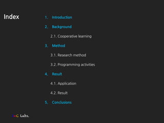 Programming Education based on Jigsaw | PPT