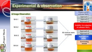 Preparation of colloidal manganese dioxide | PPTX