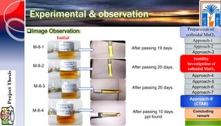 Preparation of colloidal manganese dioxide | PPTX