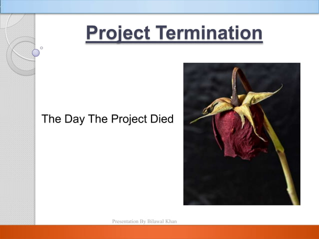 Project Termination | PPTX