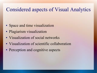 Visual Analytics | PPT