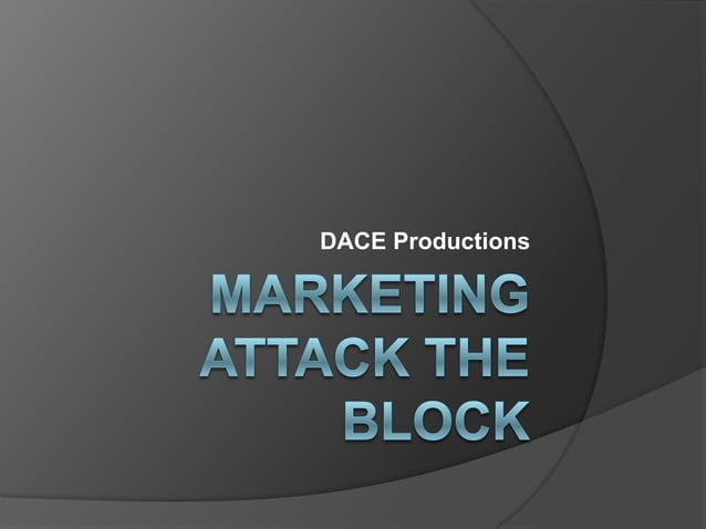 Marketing Attack The Block | PPTX