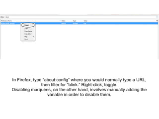 Blink and Marquee Tags | PPT