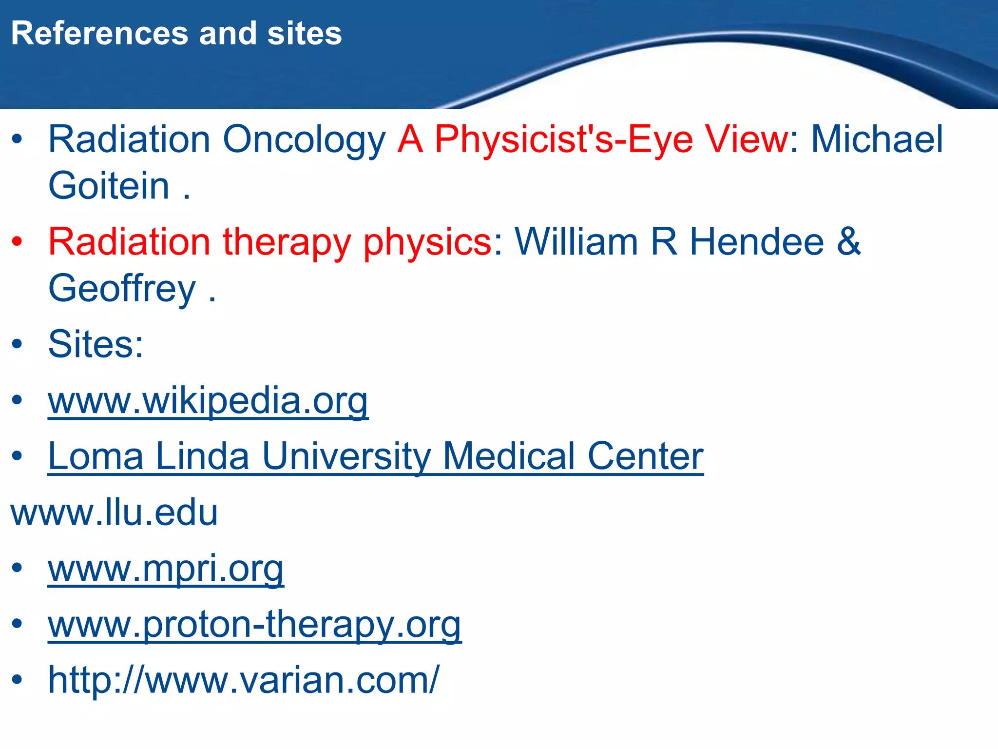 proton therapy | PPTX