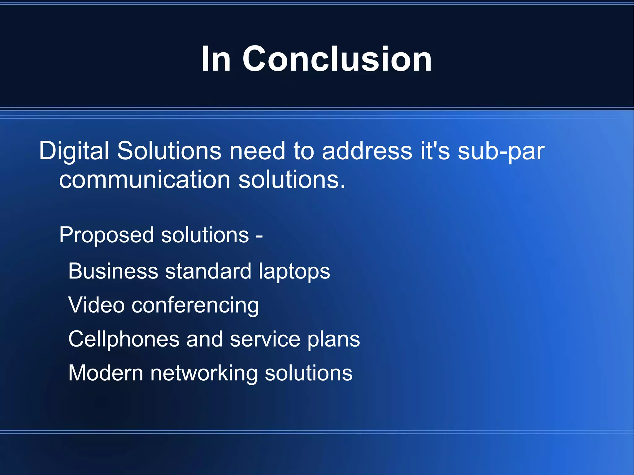 Digital Solutions Powerpoint | ODP | Web Conferencing | Computer Software and Applications