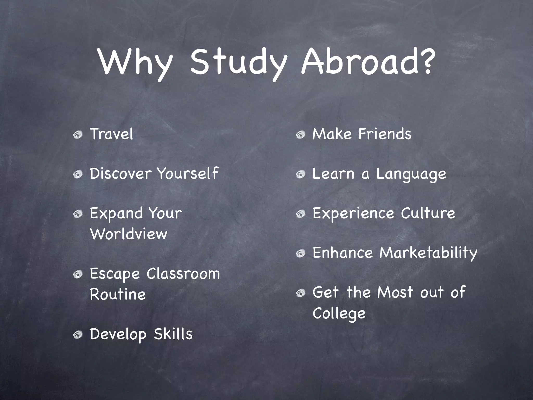 Why Study Abroad? | PDF