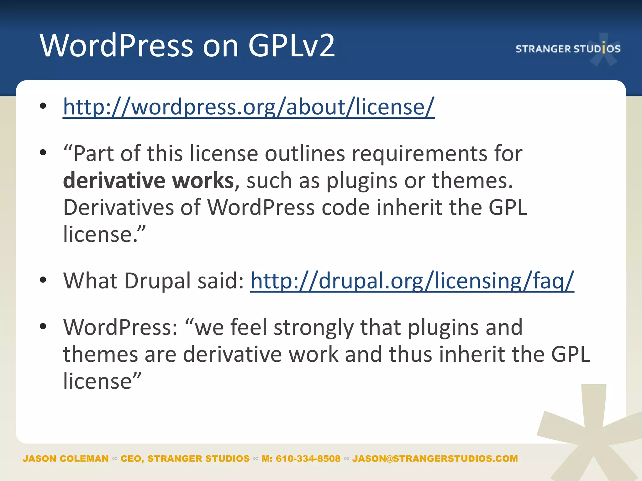 Business Models for WordPress Plugin and Theme Distribution | PPTX