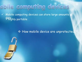 Mobile security | PPTX