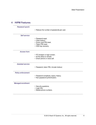 Hitachi ID Identity Manager: Faster onboarding, reliable deactivation ...