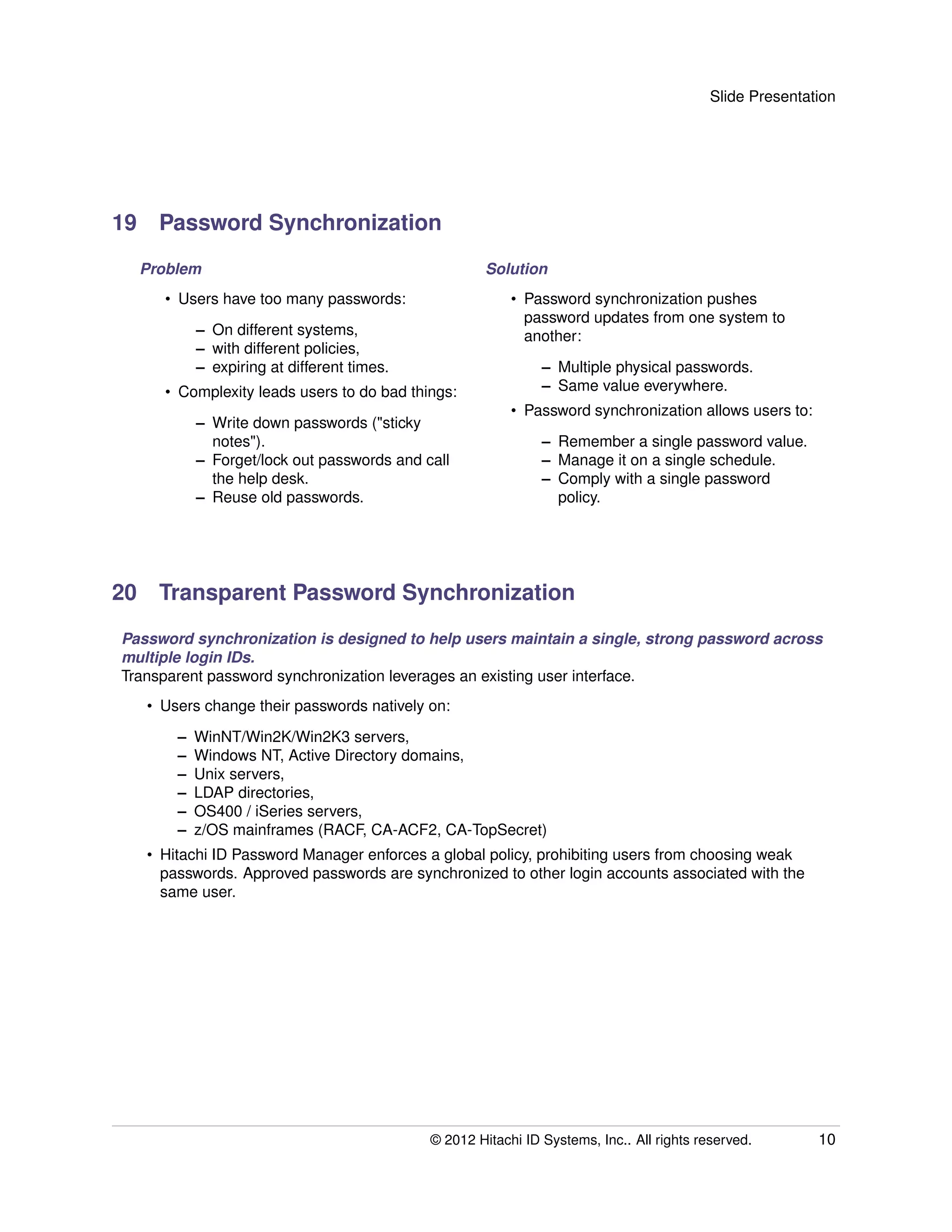 Password Manager: Detailed presentation | PDF
