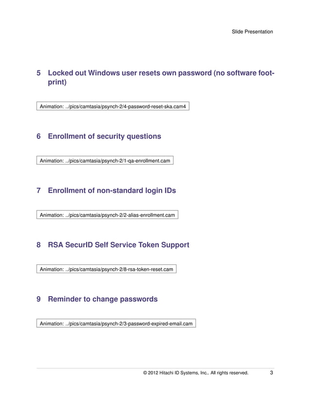 Hitachi Id Password Manager Enrollment Password Reset And Password Synchronization Pdf