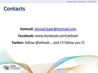 My Presentation @ LinkDev | PPT