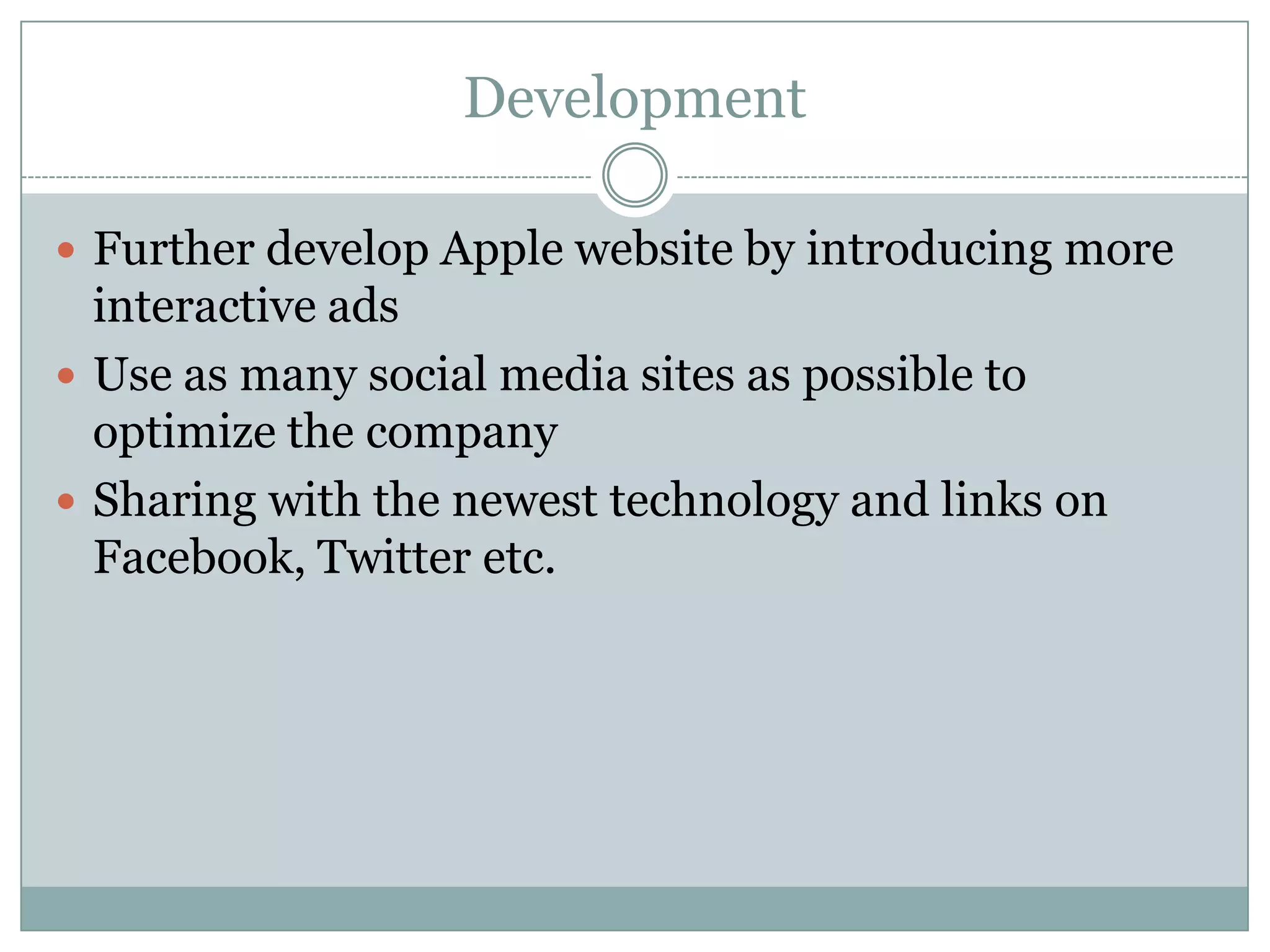 Apple Presentation | PPT