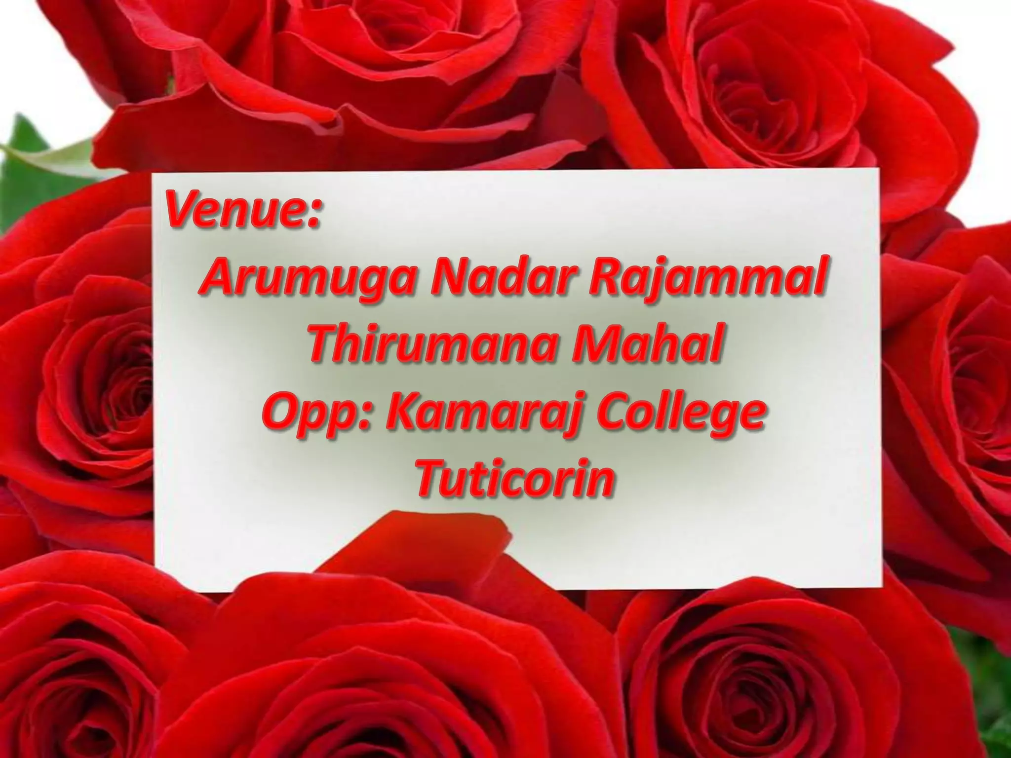 Marriage Presentation | PPTX